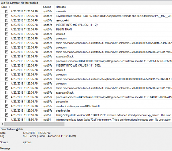 LessThanDot - Replacing Trace Flags 1204 and 1222 with the Extended ...
