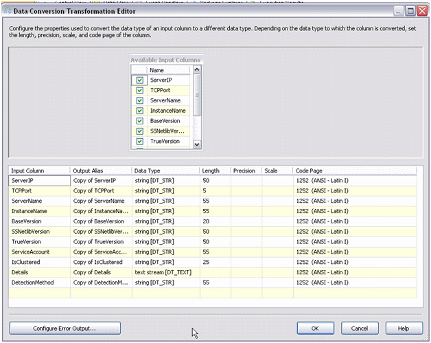 LessThanDot - Scan network for SQL Server instances