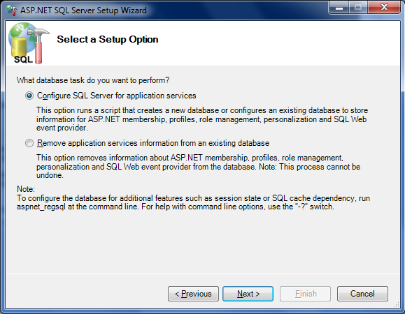 LessThanDot - Setting up SQL Server with ASP.NET MVC