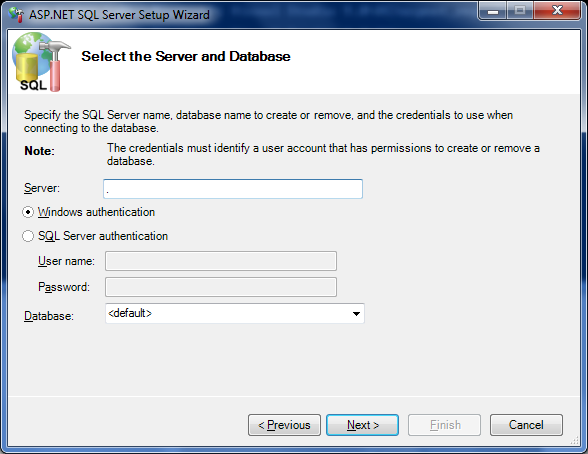 LessThanDot - Setting up SQL Server with ASP.NET MVC